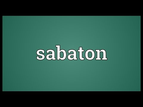 Sabaton Meaning