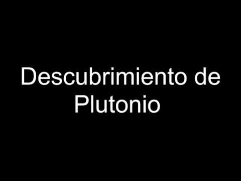 Descubrimiento de Plutonio