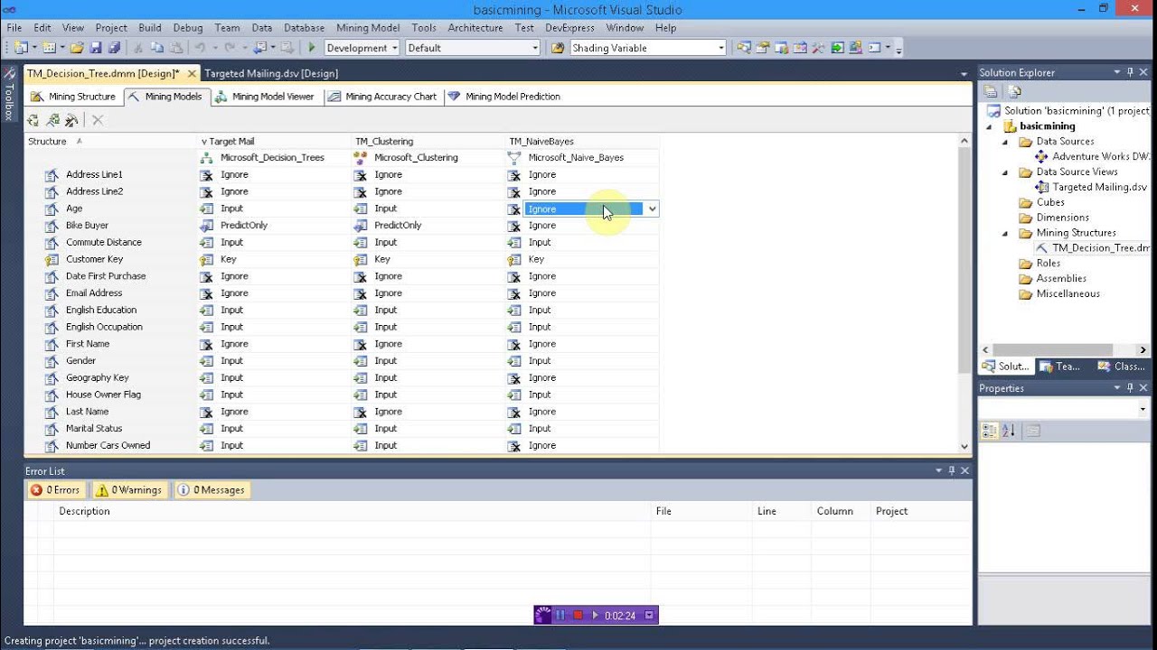 Basic Data Mining - Lession 3