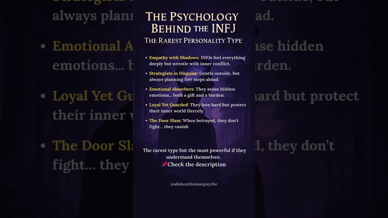 INFJ Personality Explained | The Rarest & Most Powerful Type