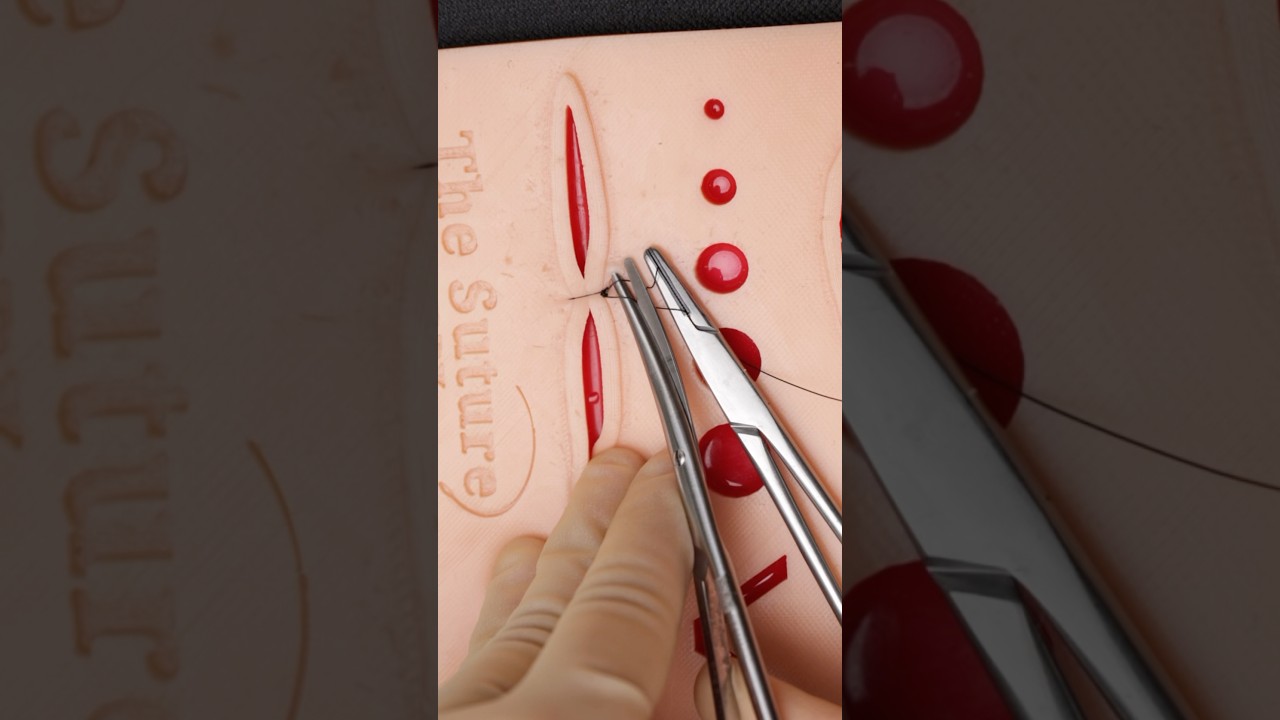 Proper Suture Cutting #surgery #suturing #funfacts #vet #medicine #surgeon #surgeonlife #stitches