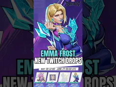 NEW EMMA FROST TWITCH DROPS COMING TO MARVEL RIVALS!