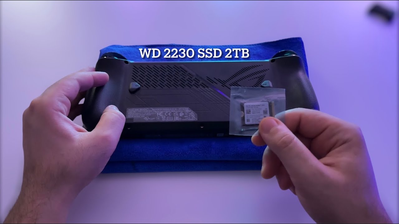 Asus Rog Ally X | 2TB SSD Install & Full Setup | NVMe 2280 to NVMe 2230 | RC72LA Z1X