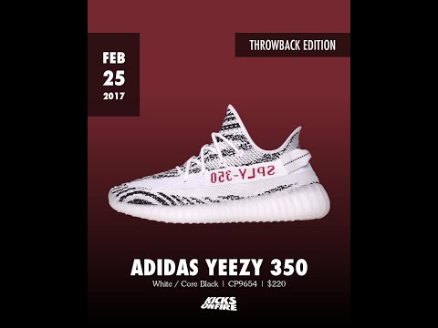 adidas Yeezy Boost 350 V2 Zebra - February 25, 2017