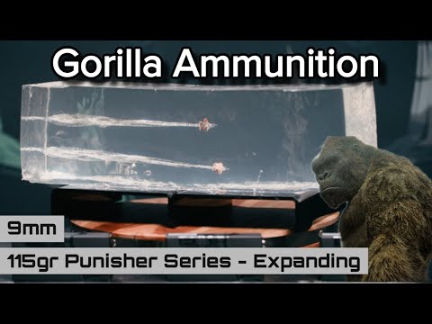 Gorilla Ammunition 9mm 115gr Punisher Series - Expanding