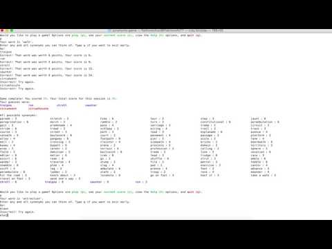 synonym game