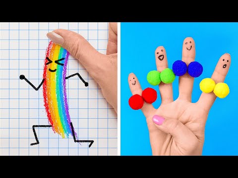 TRUCOS DIVERTIDOS CON LOS DEDOS E IDEAS DE DIBUJO PARA PADRES ...