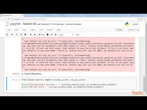 Learn Create ur Own Sophisticte Model with Neurl Netwrk Perceptron Classifier| packtpub com ...