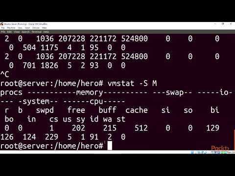 Learn Linux 5 Performance Monitoring and Tuning Subsystem Analysis with vmstat | packtpub com ...