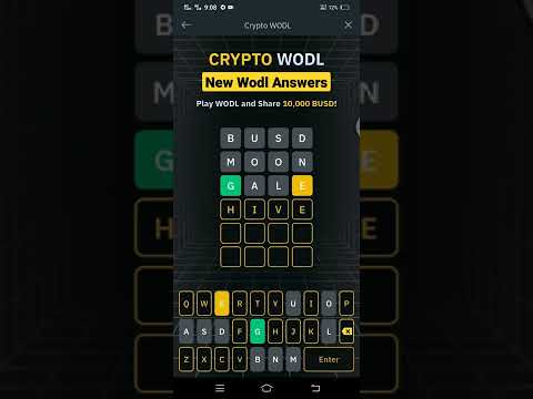 Crypto Wodl Binance Answer | 4 Words | Theme Eth | New Wodl answer |