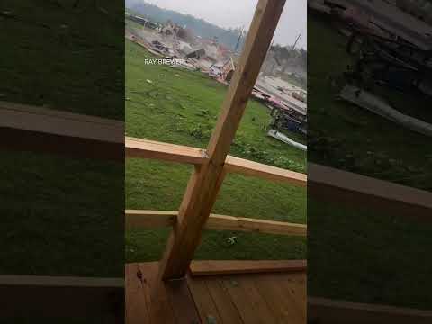 North Carolina tornado: Resident captures neighbor's home being blown away