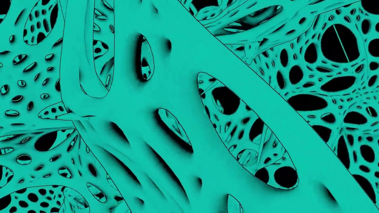Teal Lace-like Flat
