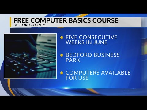 Bedford County CareerLink, Library hosting free basic computer course