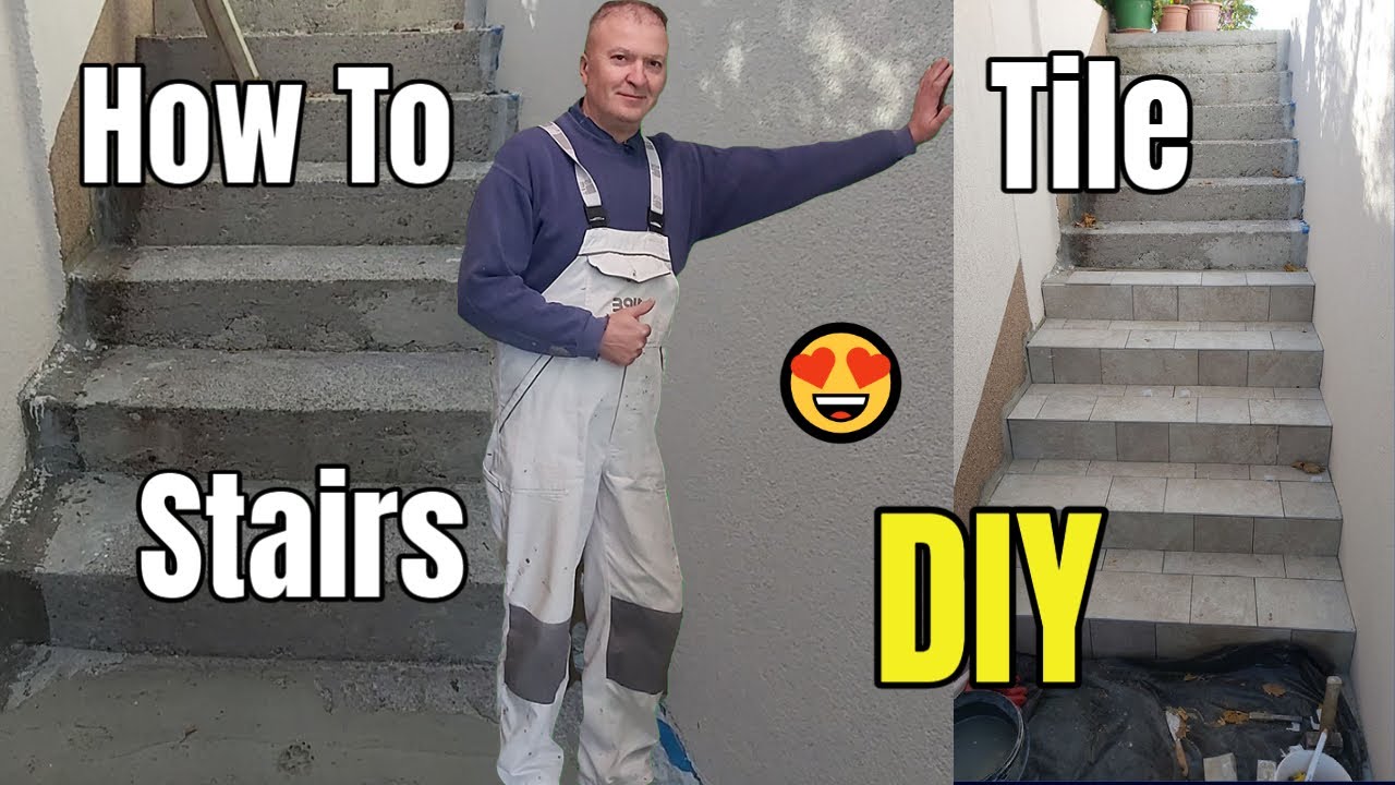 How to Install Tiles on Stairs {TUTORIAL}