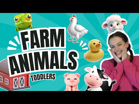 Old MacDonald Had A Farm | Speech Learning Video For Toddlers | Learn Farm Animals | Baby Learning