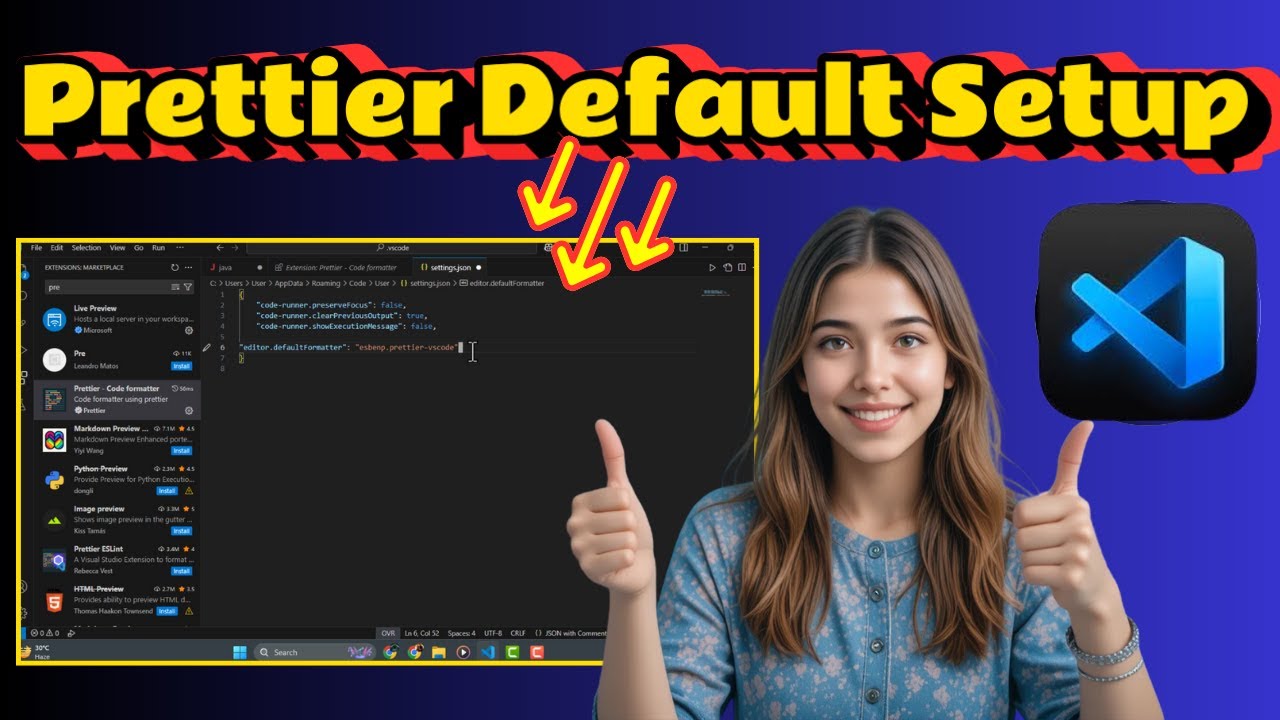 How To Set Prettier As Default Formatter VS Code - Step-by-Step Guide
