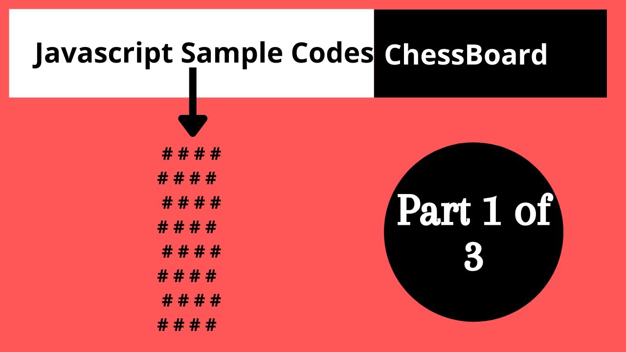 Javascript Sample Codes: Chessboard JavaScript program