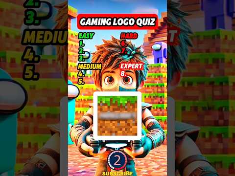 can you guess the gaming logo!! 99.99℅ people can not guess all 😱#shorts #quiz #riddles