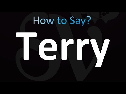 How to Pronounce Terry (correctly!)