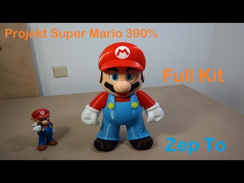 Super Mario scaled up to 390% - now are all parts printable by Zep_To ...