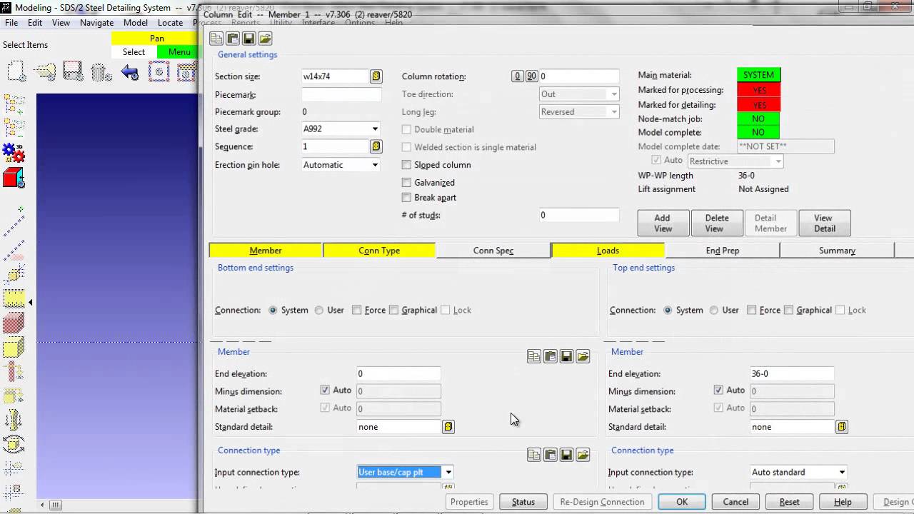 Reference Drawings in SDS/2 Modeling