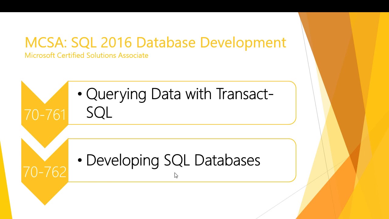 SQL Server certifications - April 2020 update