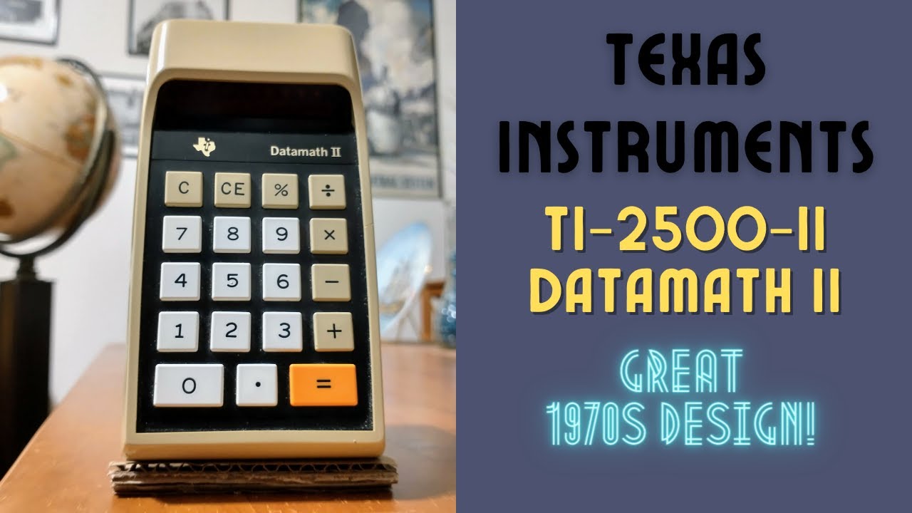 Texas Instruments TI-2500-II Datamath: Great Calculator Design!