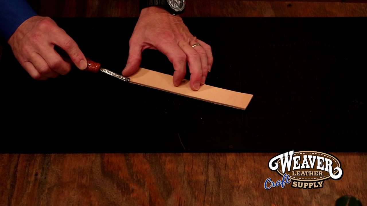 Leather Edger Basics