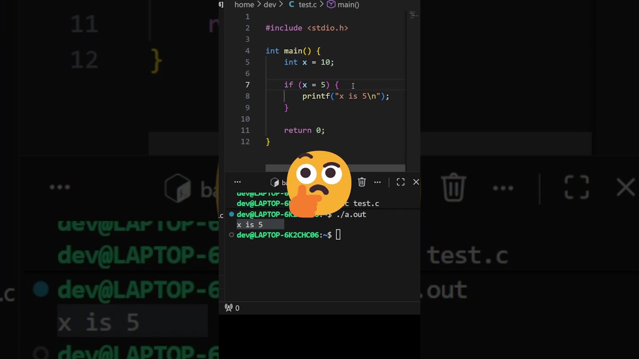 One Flag That Saves Hours of Debugging 🔥 GCC option #coding #codinginterview