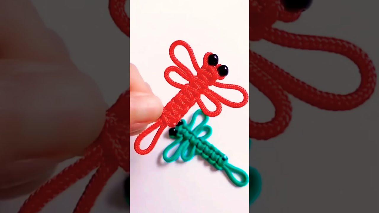 How To Make A Decorative Paracord Dragonfly - Tutorial