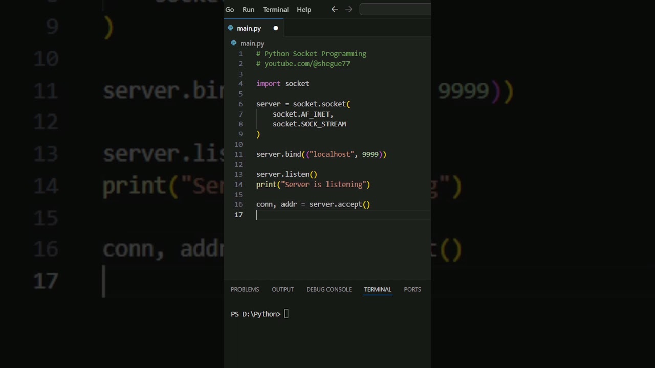 Python Sockets in Under a Minute! 👀