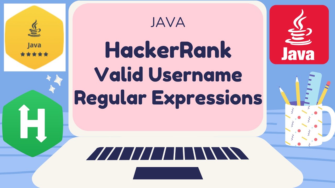 HackerRank | Java | Valid Username Regular Expression | Certification | Gold Badge