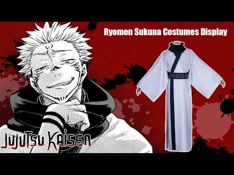 Ryomen Sukuna Cosplay Costume Display From Jujutsu Kaisen