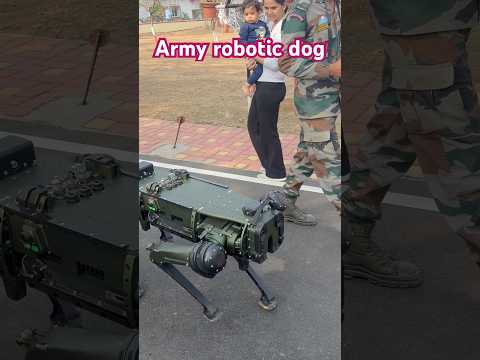 The Indian Army has recently inducted 100 robotic mules (Multi-Utility Legged Equipment)# Army