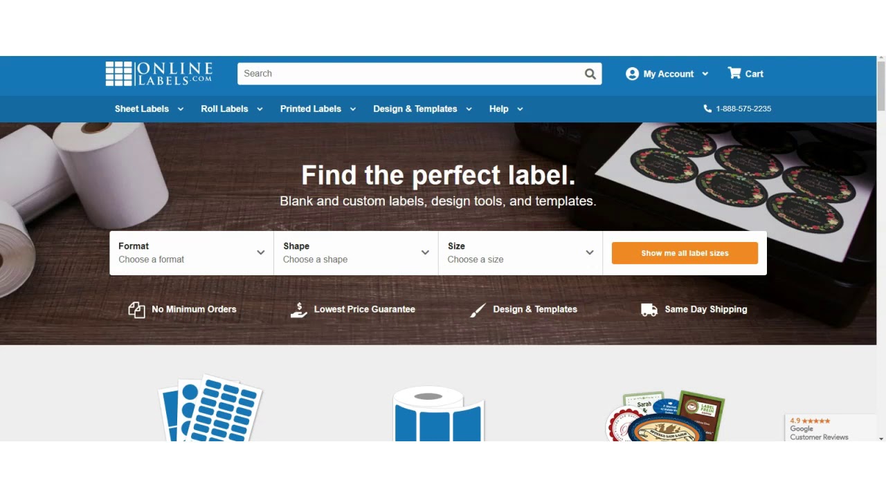 How to Order Free Sticker Paper onlinelabels.com- Printing Party Favors