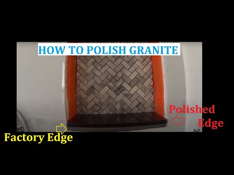 How to sand & polish Granite Edge