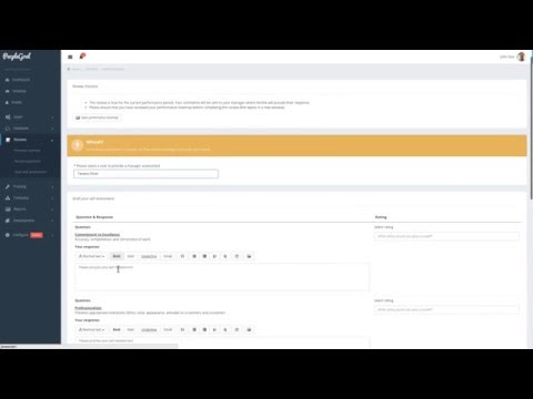 PeopleGoal - Conducting Performance Reviews