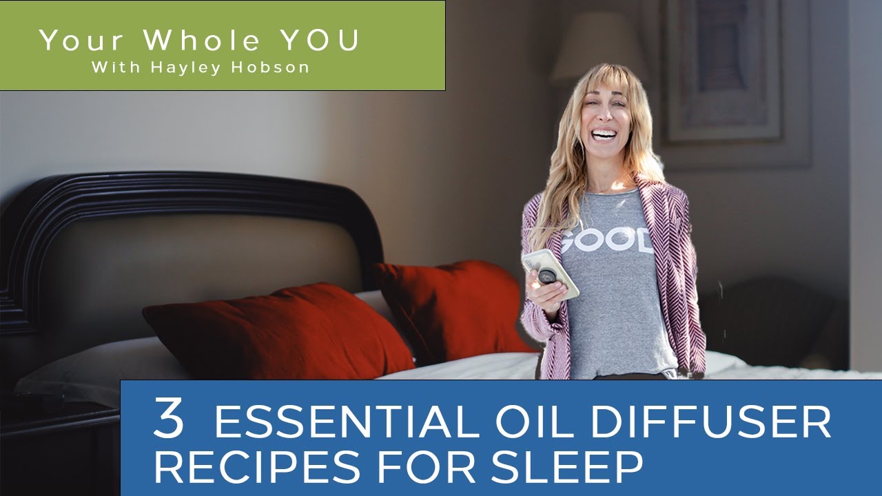 3 Essential Oil Diffuser Recipes for Sleep