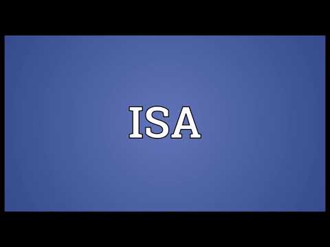 ISA Meaning
