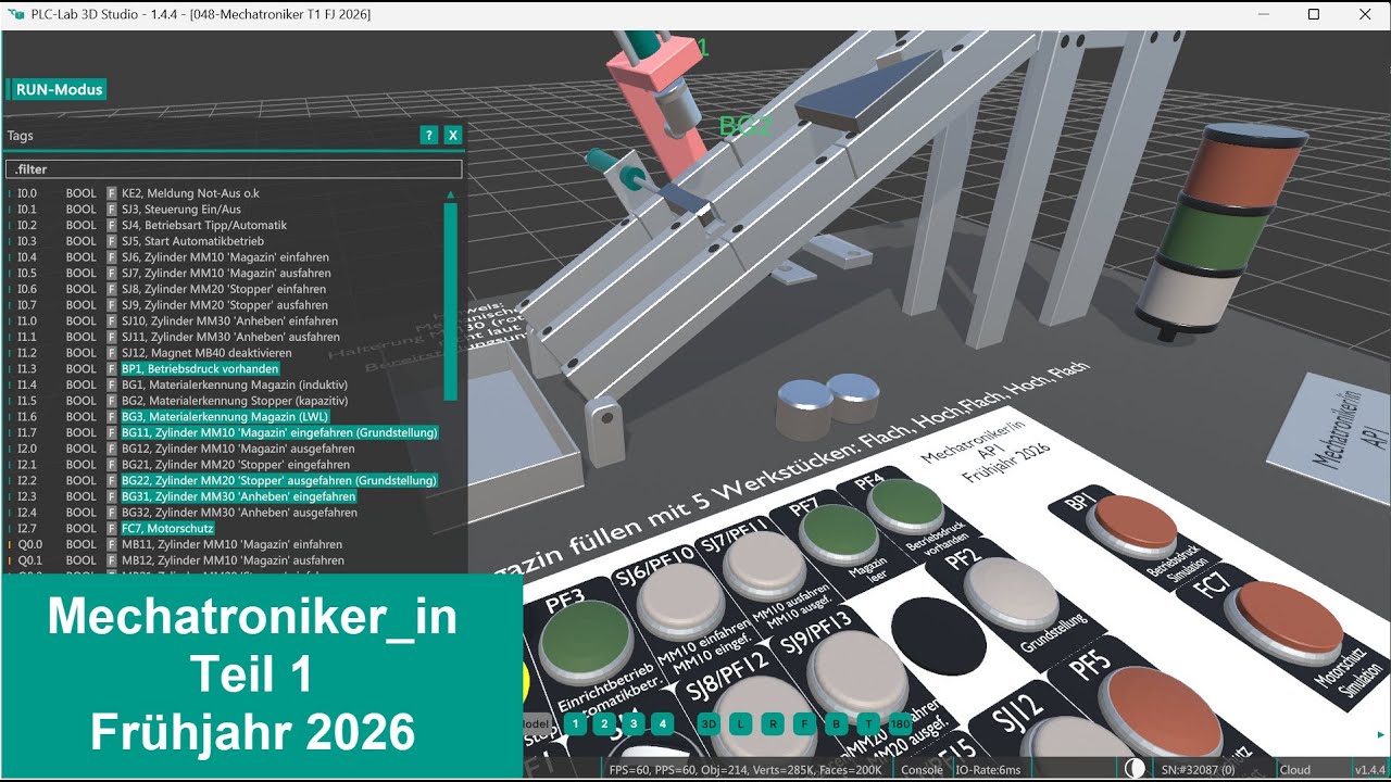 Mechatronics Technician Part 1 (AP1) Spring 2026 for TIA Portal