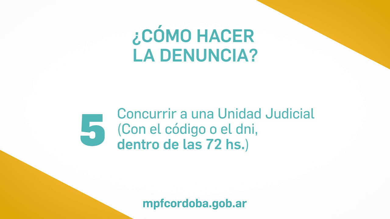 Guía sobre como usar el servicio de denuncia web