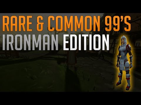 Runescape 3 - Top 5 Rarest & most common skillcapes (Ironman edition)