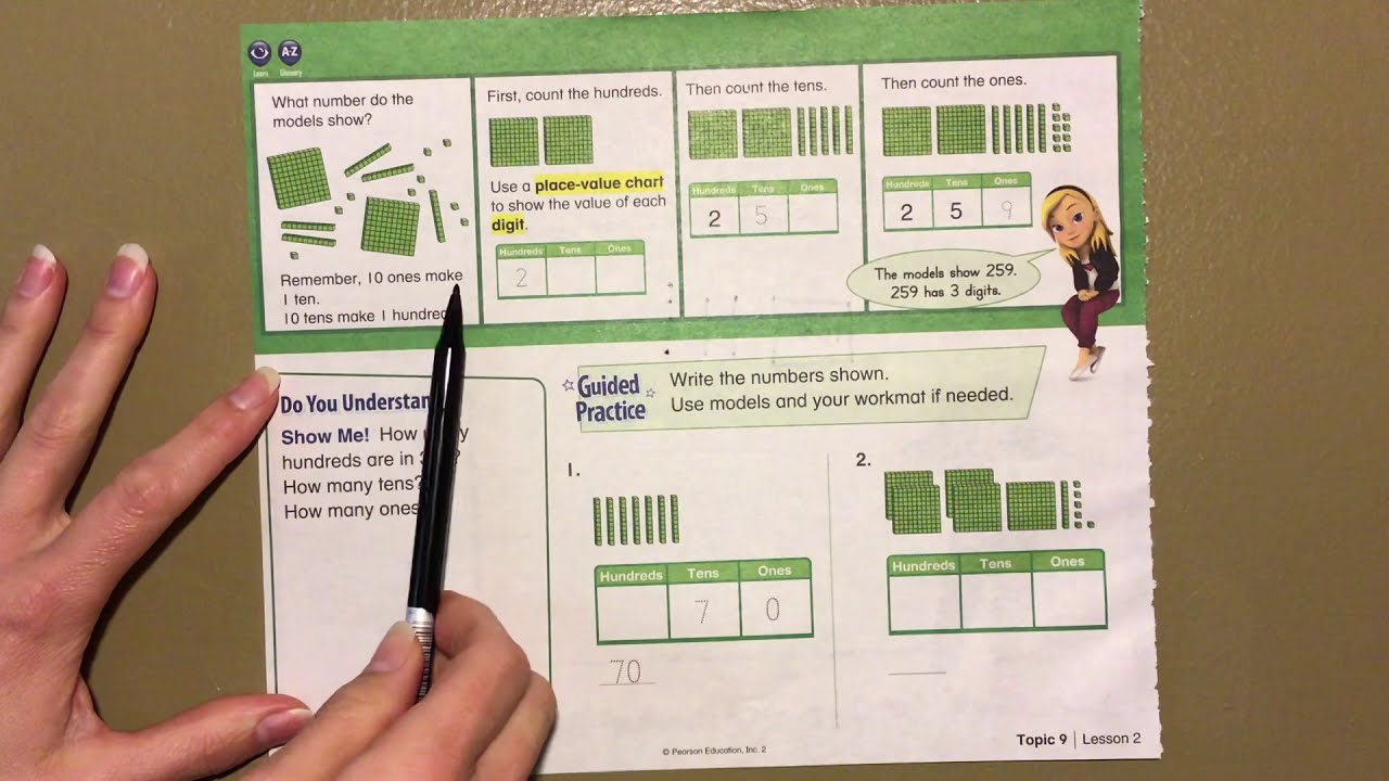 2nd grade math lesson 9-2