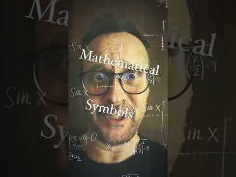 How to say mathematical symbols in English#shorts #shortvideo #shortsvideo