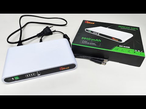 Mini DC UPS For Router & ONU For Power Backup | PC Power Mini DC UPS Unboxing & Test