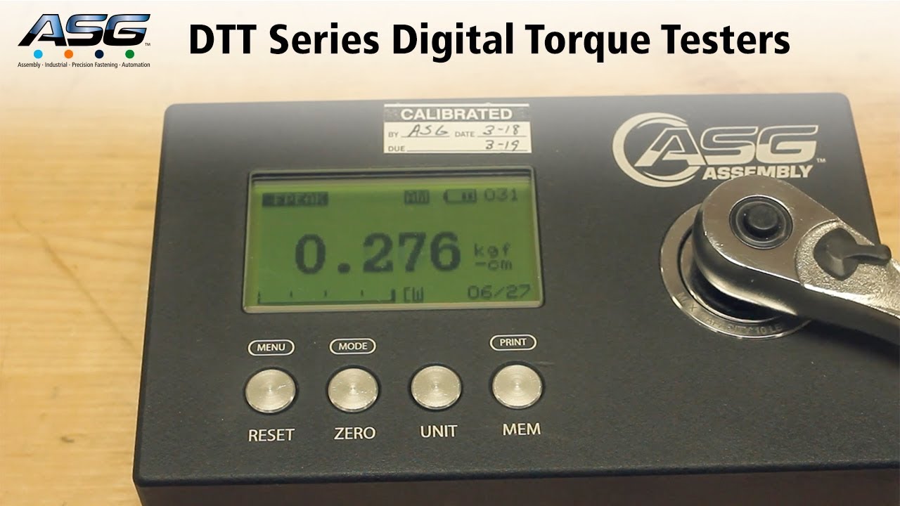 DTT Series Digital Torque Testers