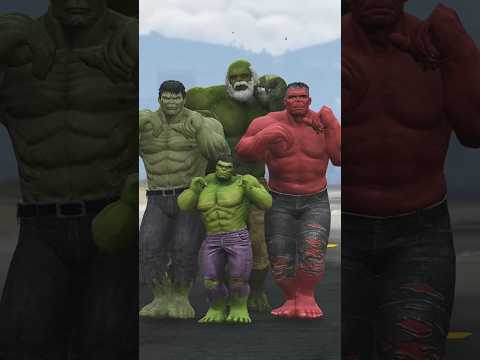 IRONMAN HOMELANDER THOR VENOM VS CLASSIC HULK GREEN HULK RED HULK MAESTRO HULK #gta #gta5 #gaming