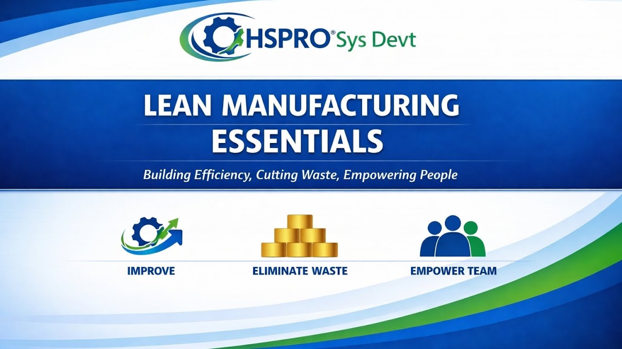 Lean Manufacturing Essentials