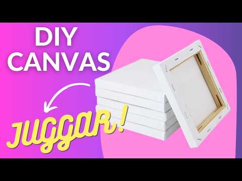 DIY Canvas + 3 Unique Paintings – From Scratch to Masterpiece! ????