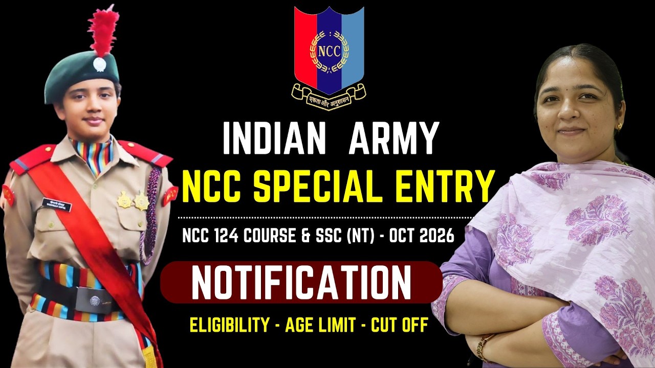 Indian Army NCC Special Entry 2026 🚨 Are You Eligible? Full Details Inside